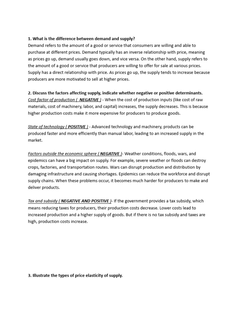 Managerial Economics | PDF | Supply (Economics) | Elasticity (Economics)