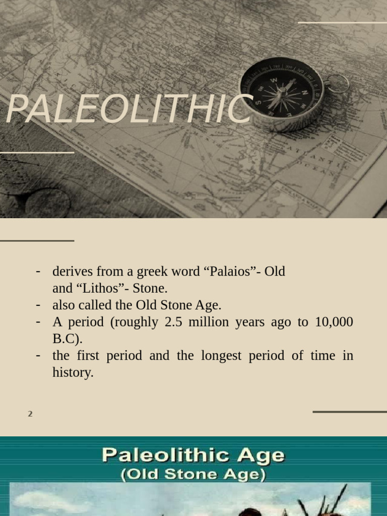 Paleolithic Age (1) | PDF | Homo | Paleolithic