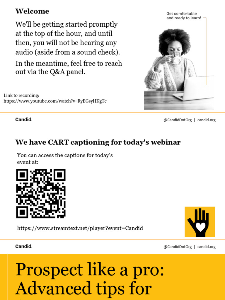 Candid Grant Prospecting Tips Slides | PDF