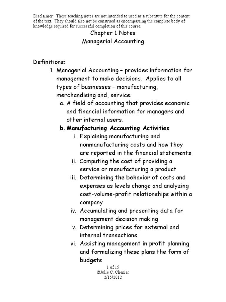 B.manufacturing Accounting Activities | PDF | Cost Of Goods Sold ...