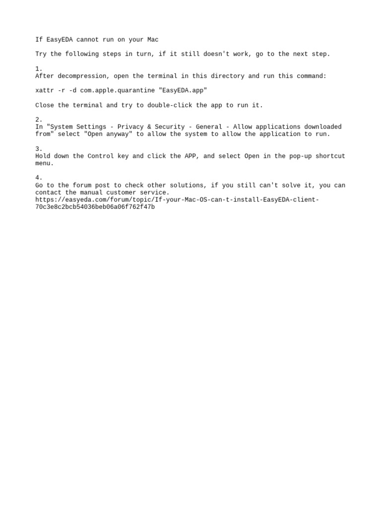 EasyEDA Installation Guide | PDF