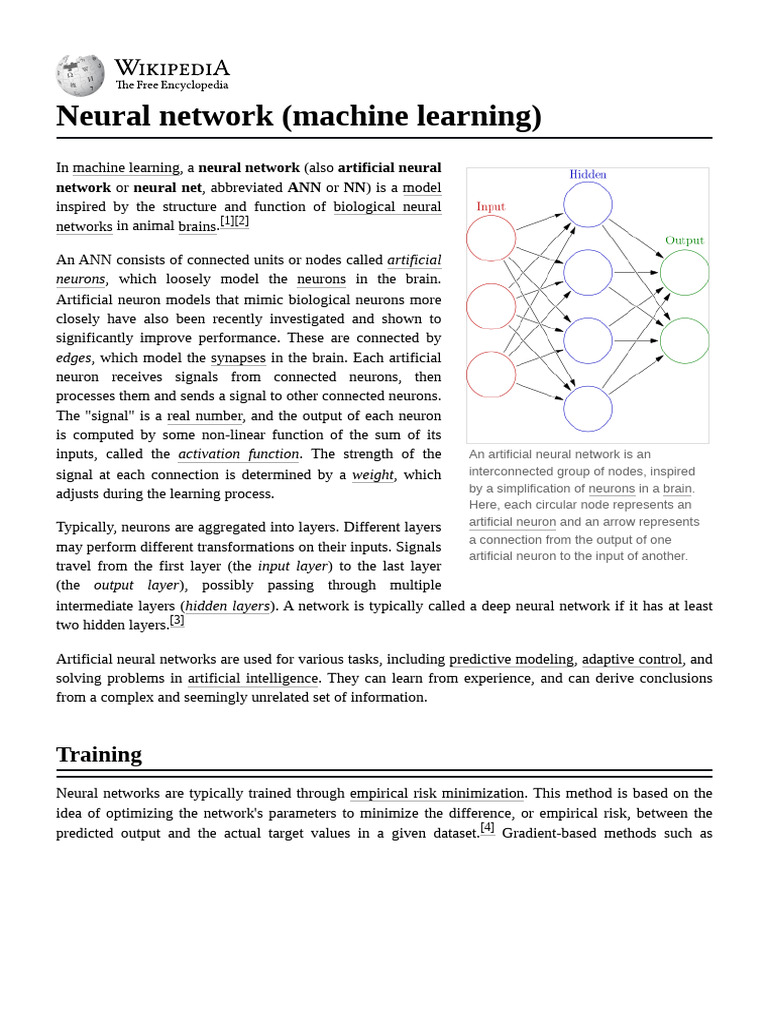 Neural_network_(machine_learning) | PDF | Artificial Neural Network ...