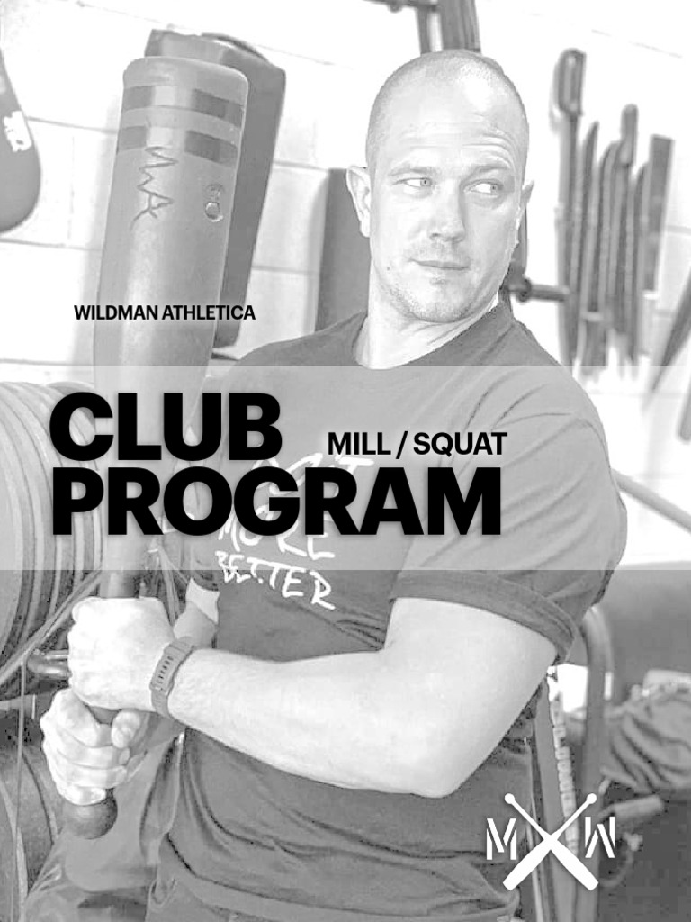 ClubProgram - Mill - Squat - v02 - Lowres 2 | PDF | Physical Exercise