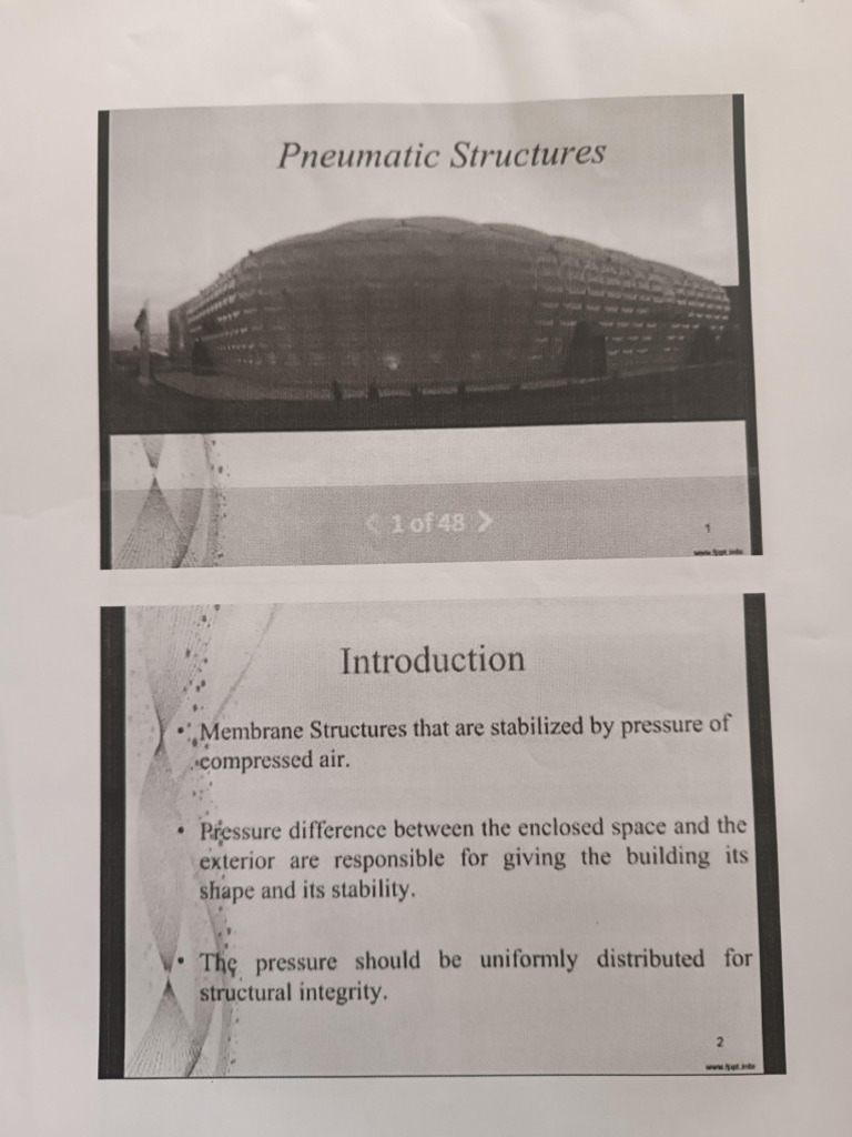 Pneumatic Structures | PDF