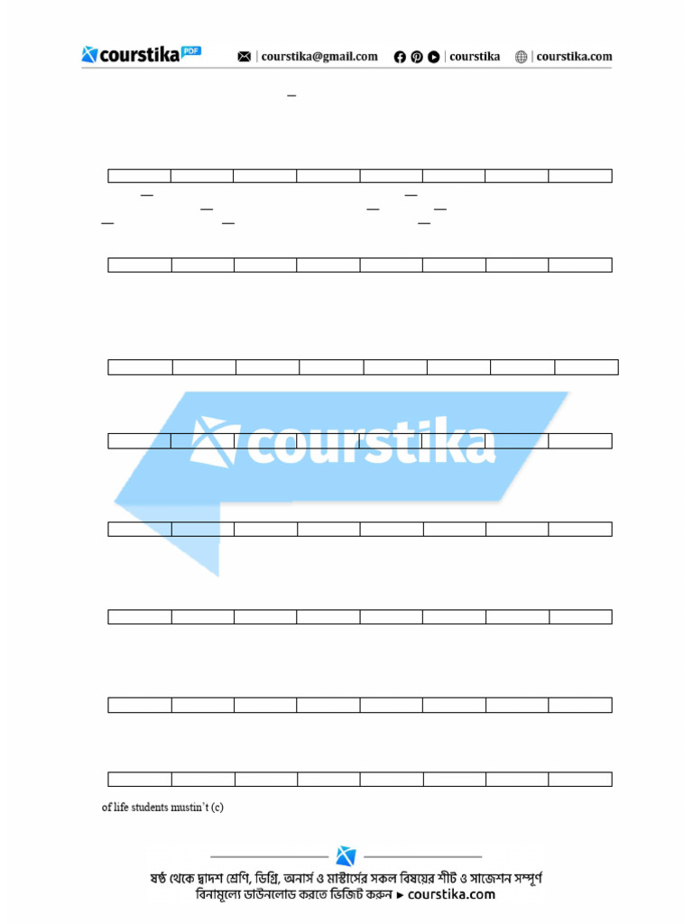 Right Form of Verb - JSC | PDF | Academic Term