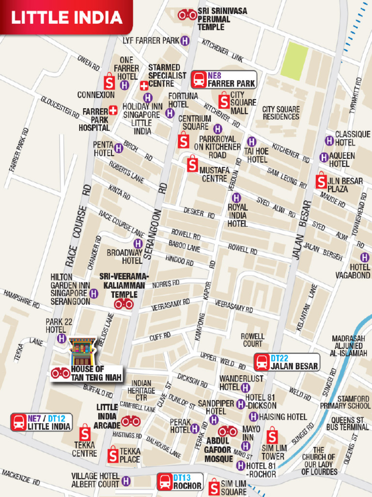 ONLINE-LITTLEINDIA-MAP-2023 | PDF
