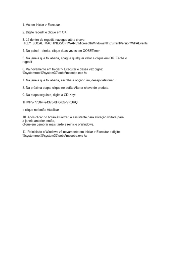 Como Validar Windows XP | PDF