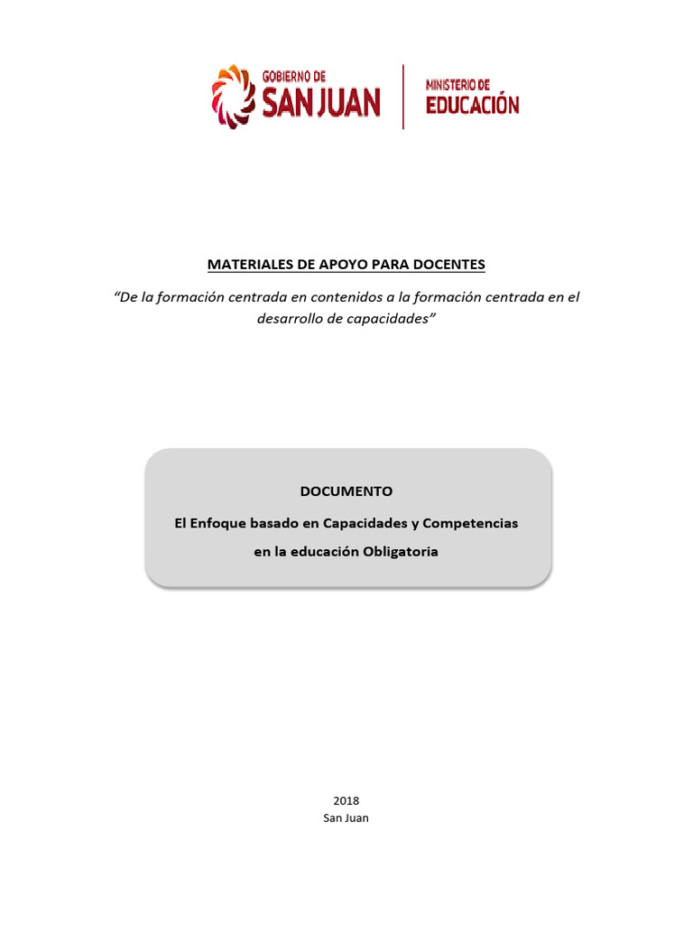 Enfoque_de_capacidades_Documento_DTP (2) | PDF | Evaluación | Pensamiento