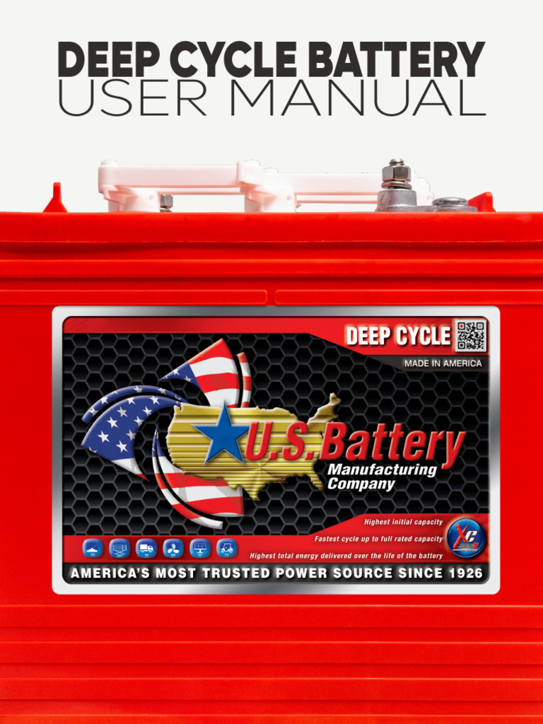 U.S. Battery Deep Cycle User Manual | PDF | Battery Charger | Battery ...