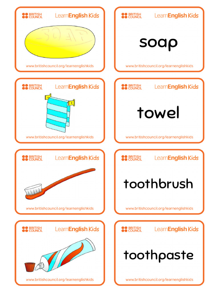 Everyday Objects Flashcards PDF | PDF