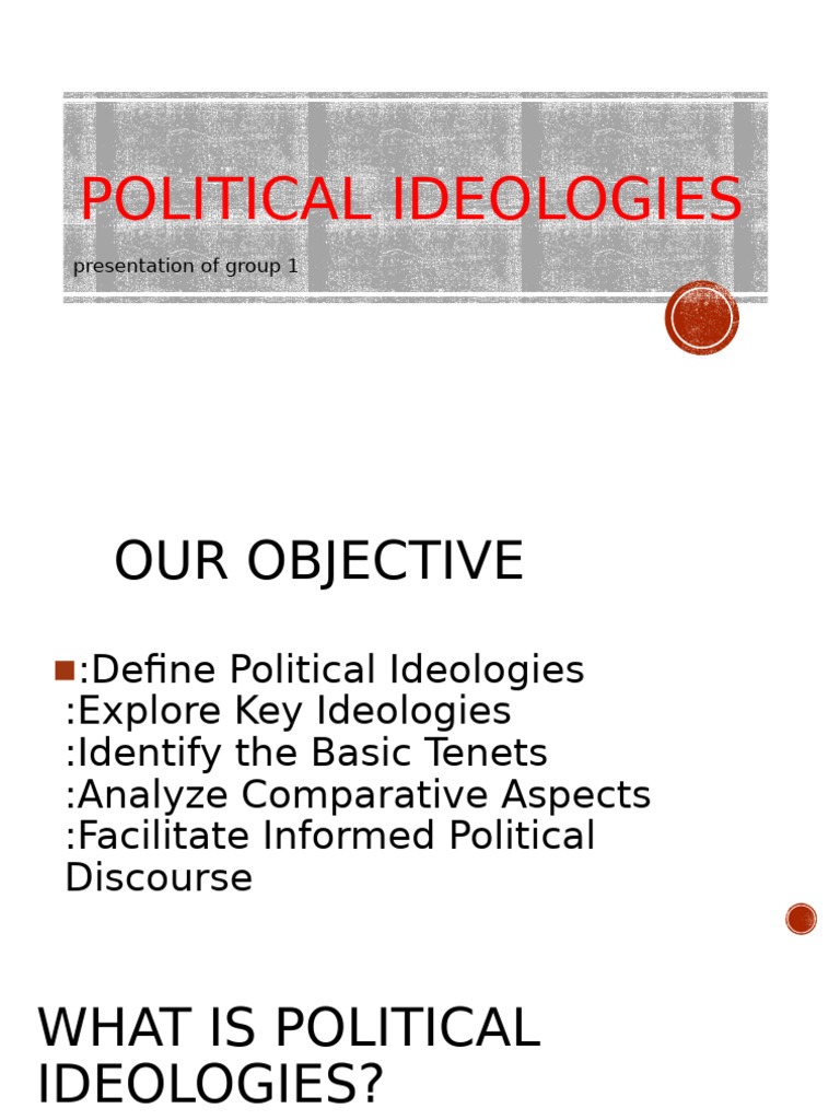 Political Ideologies Overview | PDF