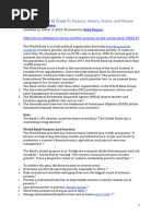 World Bank Organizational Structure 2021 | PDF | World Bank Group ...