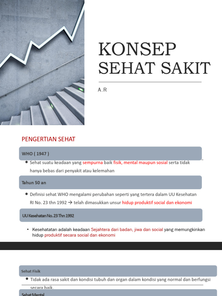 Konsep Sehat Dan Sakit | PDF