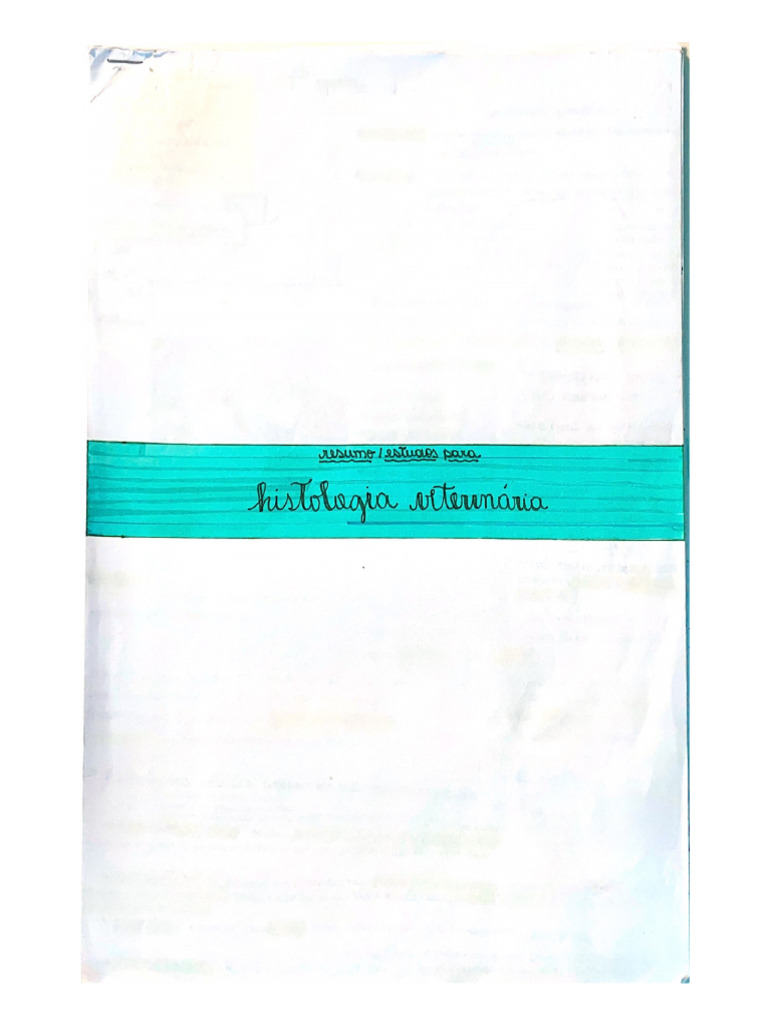 Histo 2 - 1 Prova ZUIN | PDF