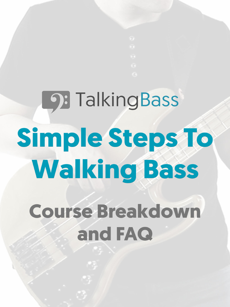 Simple Steps for Walking Bass Mastery | PDF