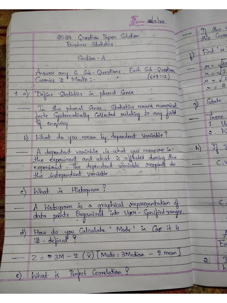 BS QP 2024 Solution | PDF