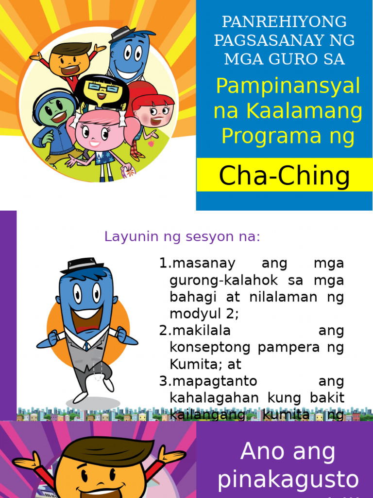 Cha Ching Module 2 | PDF