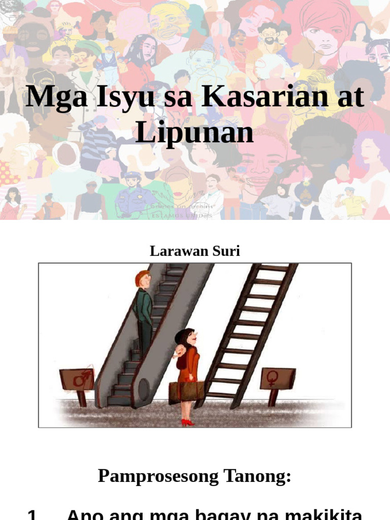 Mga Isyu Sa Kasarian at Lipunan | PDF