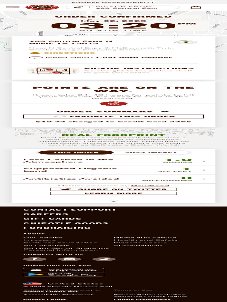 Chipotle - Order Confirmation 2 | PDF