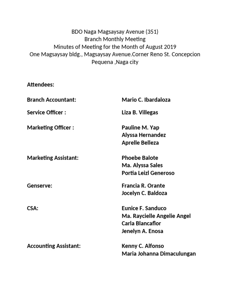 Bdo Naga Magsaysay Avenue 2 | PDF | Deposit Account | Automated Teller ...