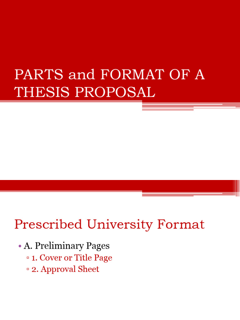 Format Thesis Proposal | PDF | Citation | Science