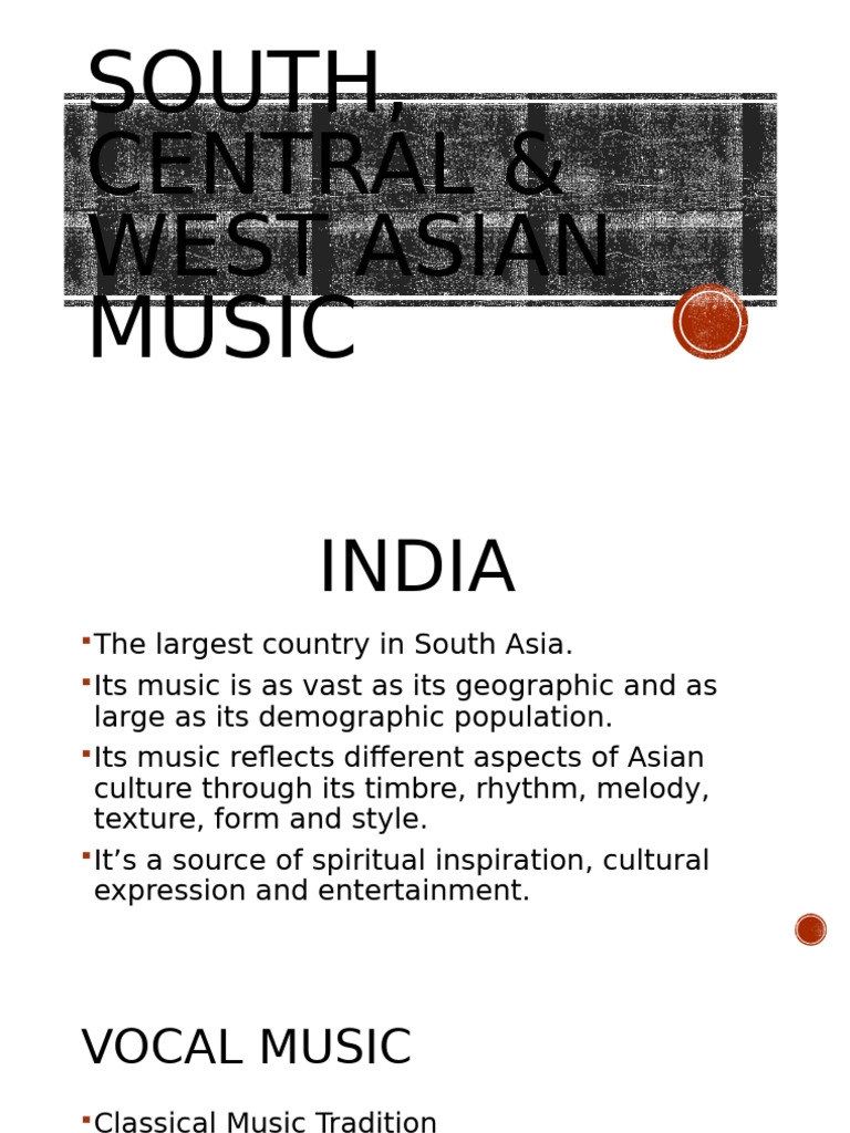 South Central West Asian Music 1 | PDF | Performing Arts