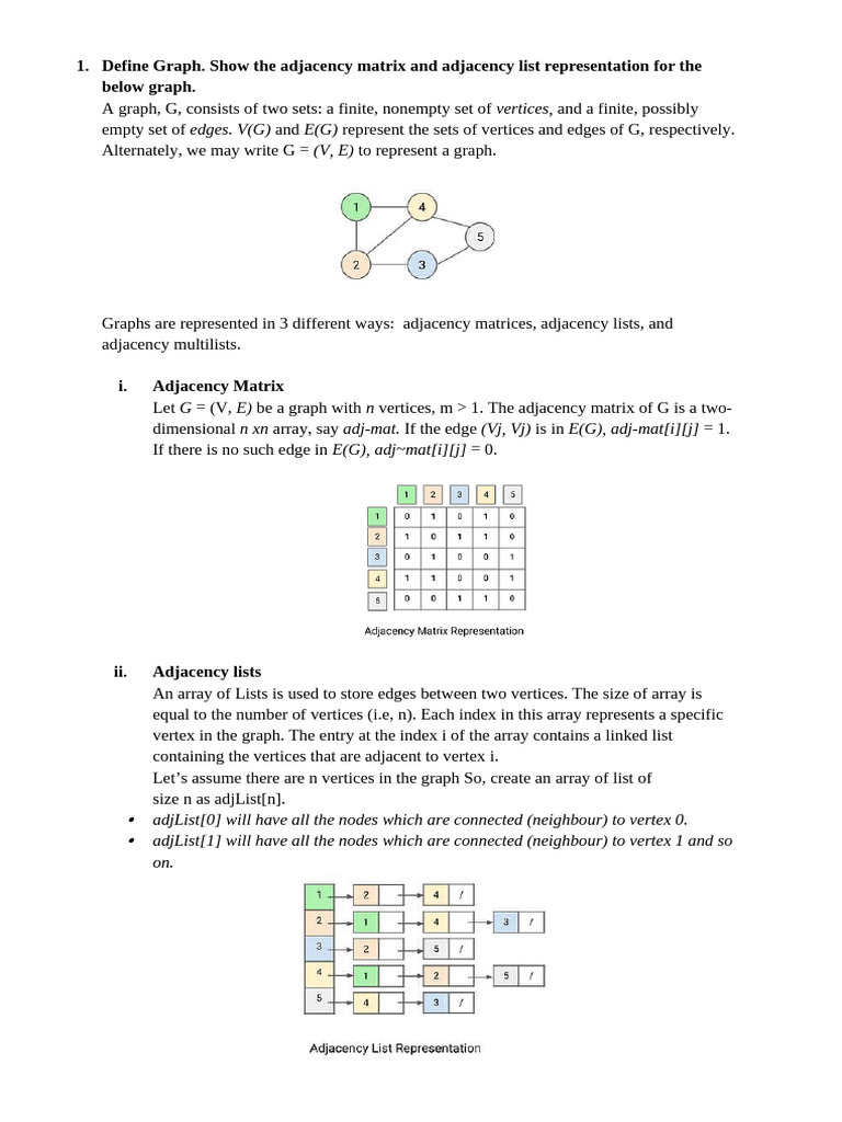 CIE III | PDF | Vertex (Graph Theory) | Algorithms And Data Structures
