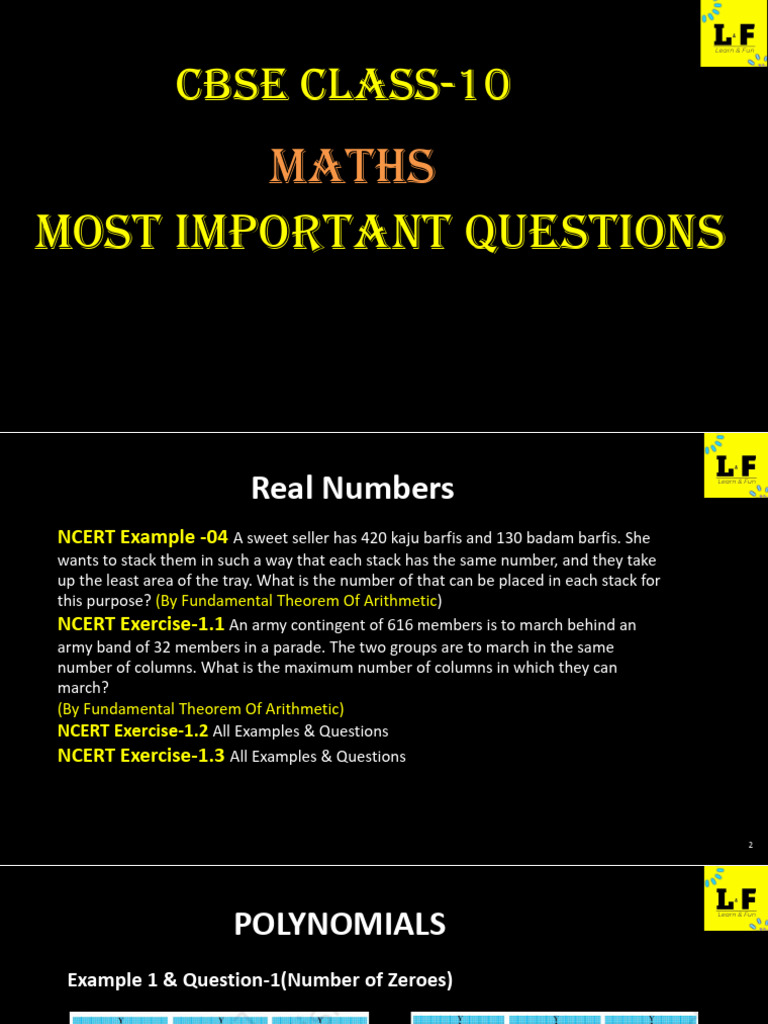 MOST_IMPORTANT_QUESTION_MATHS_CLASS_10__CBSE_BY_AKSHAY_SIR | PDF | Line ...