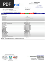 Chopo Quimica Sanguinea | PDF | Medicina CLINICA | Medicina