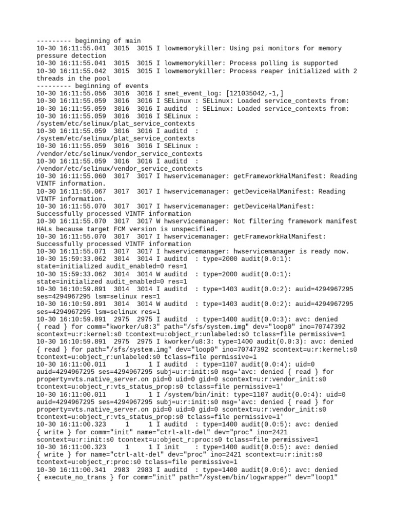 Log | PDF | Computer Engineering | Unix Variants