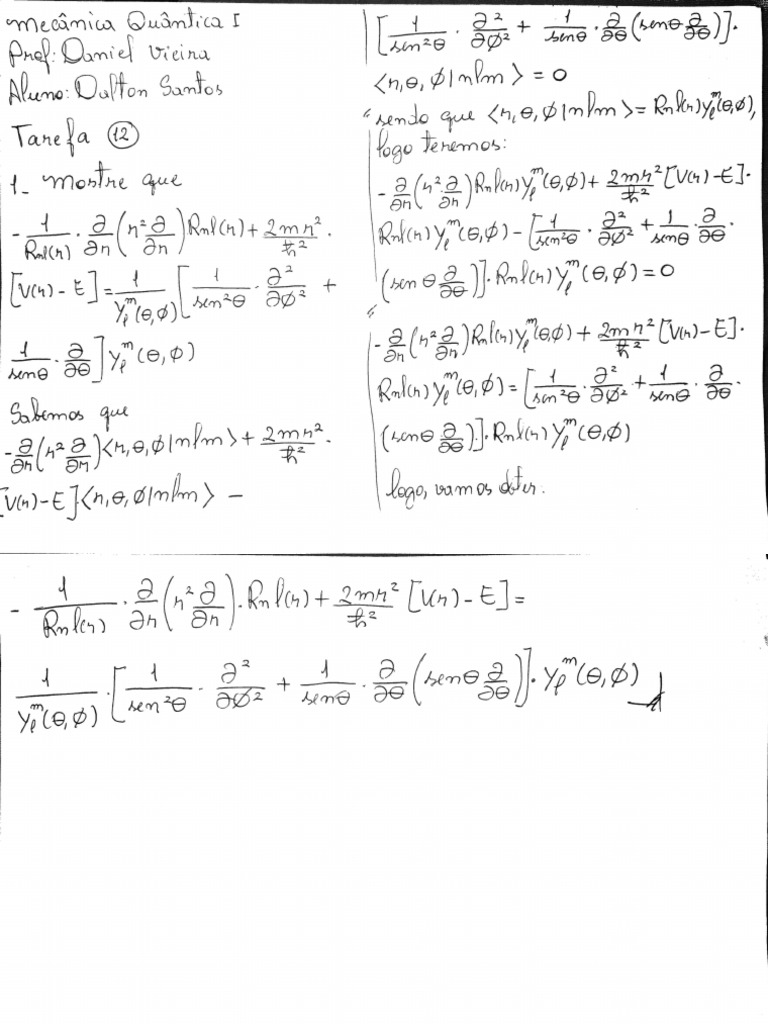 Tarefa 12 MQ1 - Dalton | PDF