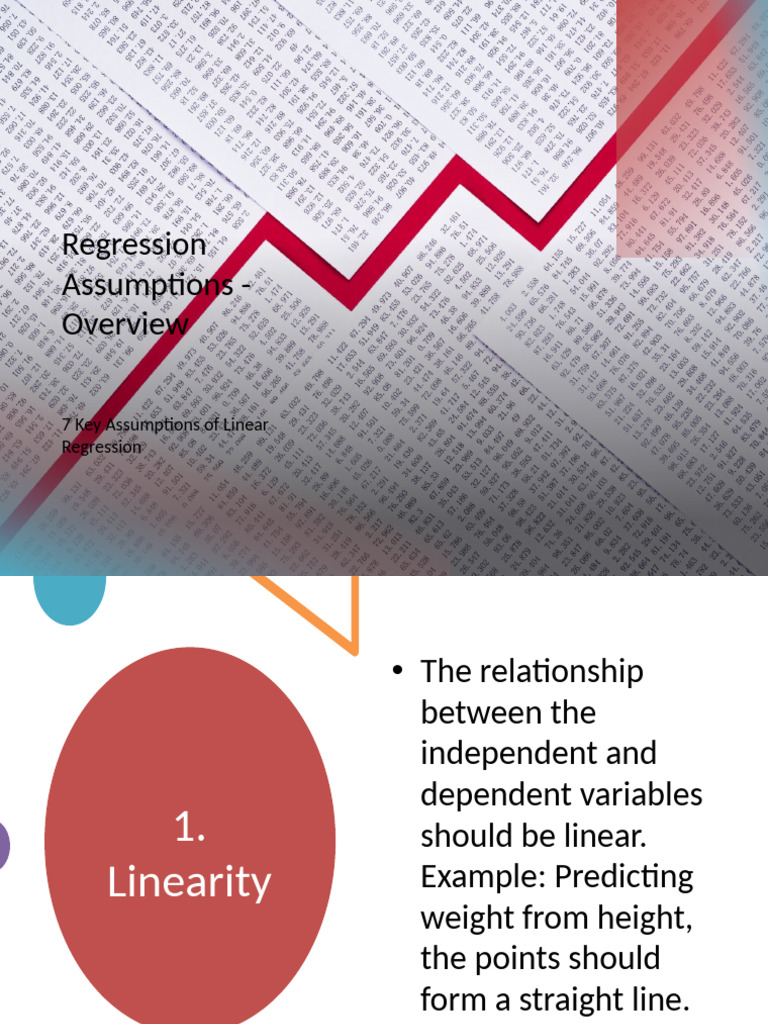 Regression Assumptions Presentation Vit Pdf Errors And Residuals Regression Analysis