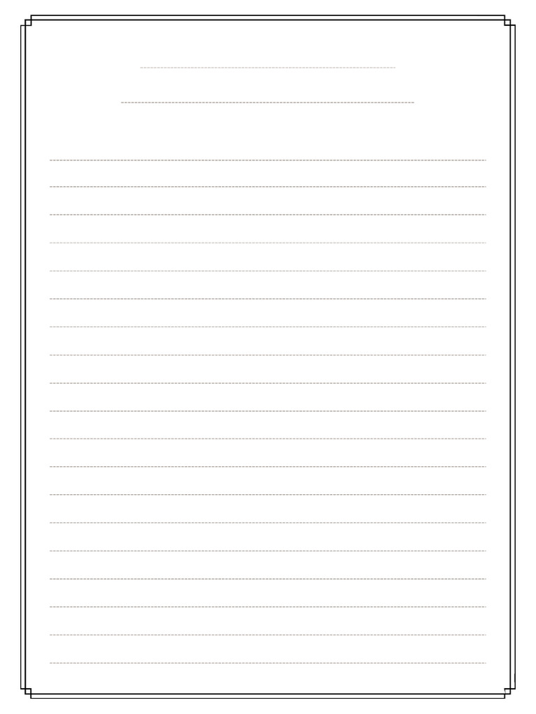 Simple A4 Lined Paper - 20250104 - 154722 - 0000 | PDF