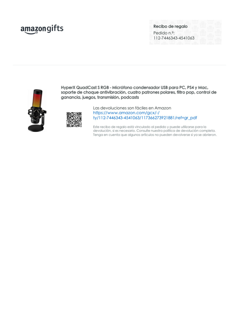 Amazon Gift Receipt | PDF