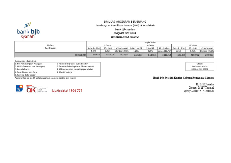 Tabel Angs 500jt | PDF