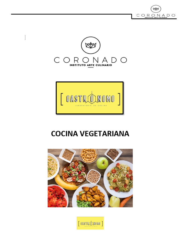 Cocina Vegetariana AC 1-2024 | PDF | Vegetarianismo | Carne