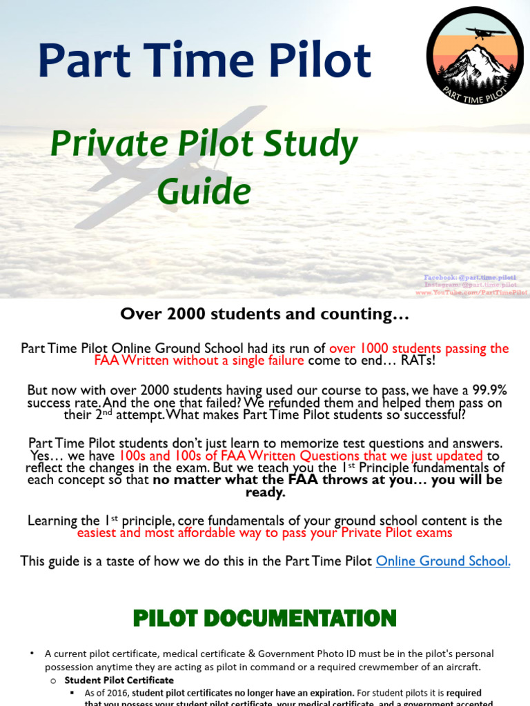Free Study Guide New | PDF | Instrument Flight Rules | Retina