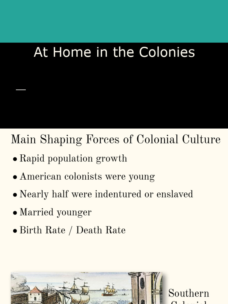 At Home in The Colonies - Colonial Regions | PDF