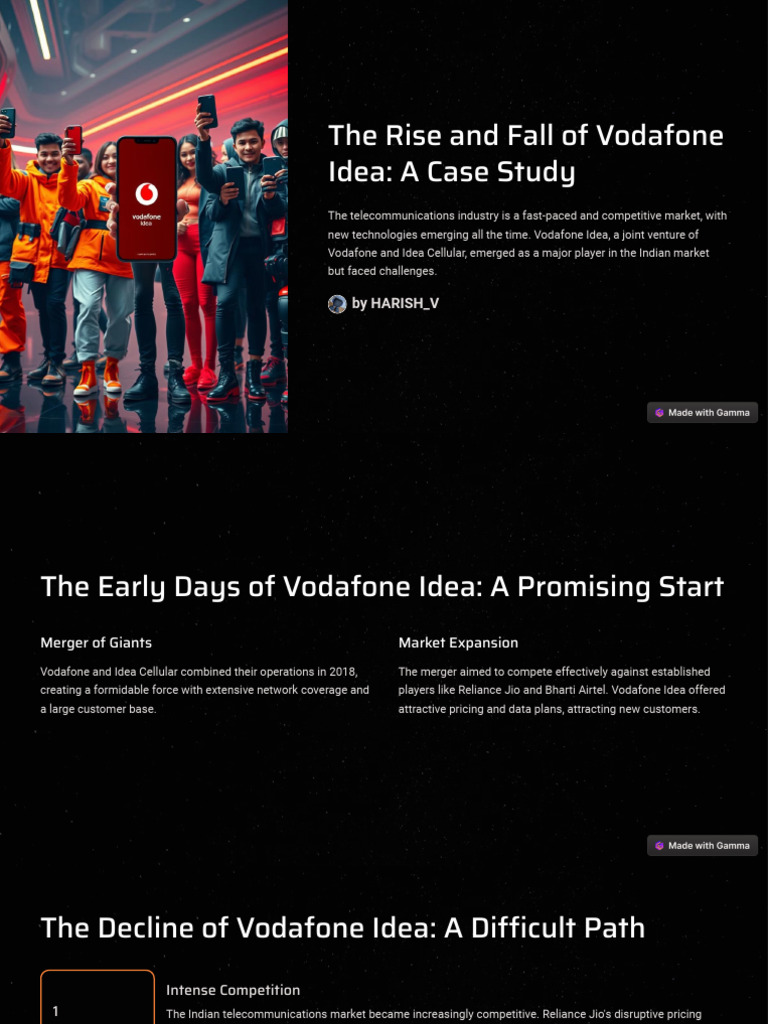 Vodafone Idea: Challenges and Future Prospects | PDF | Mergers And ...
