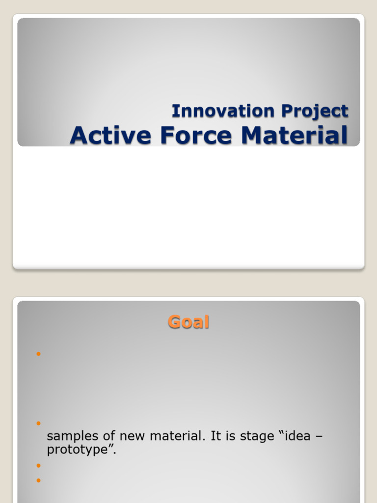 Active Force Material | PDF | Force | Pressure