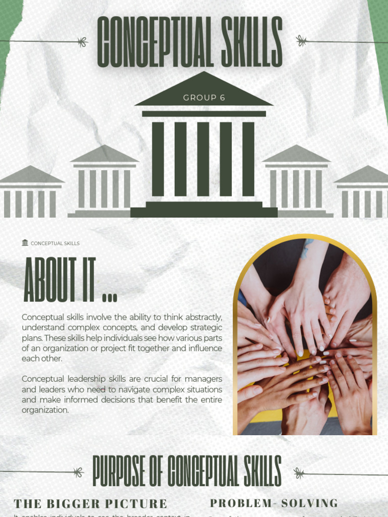 GROUP 6 - Conceptual Skills | PDF | Skill | Cognition