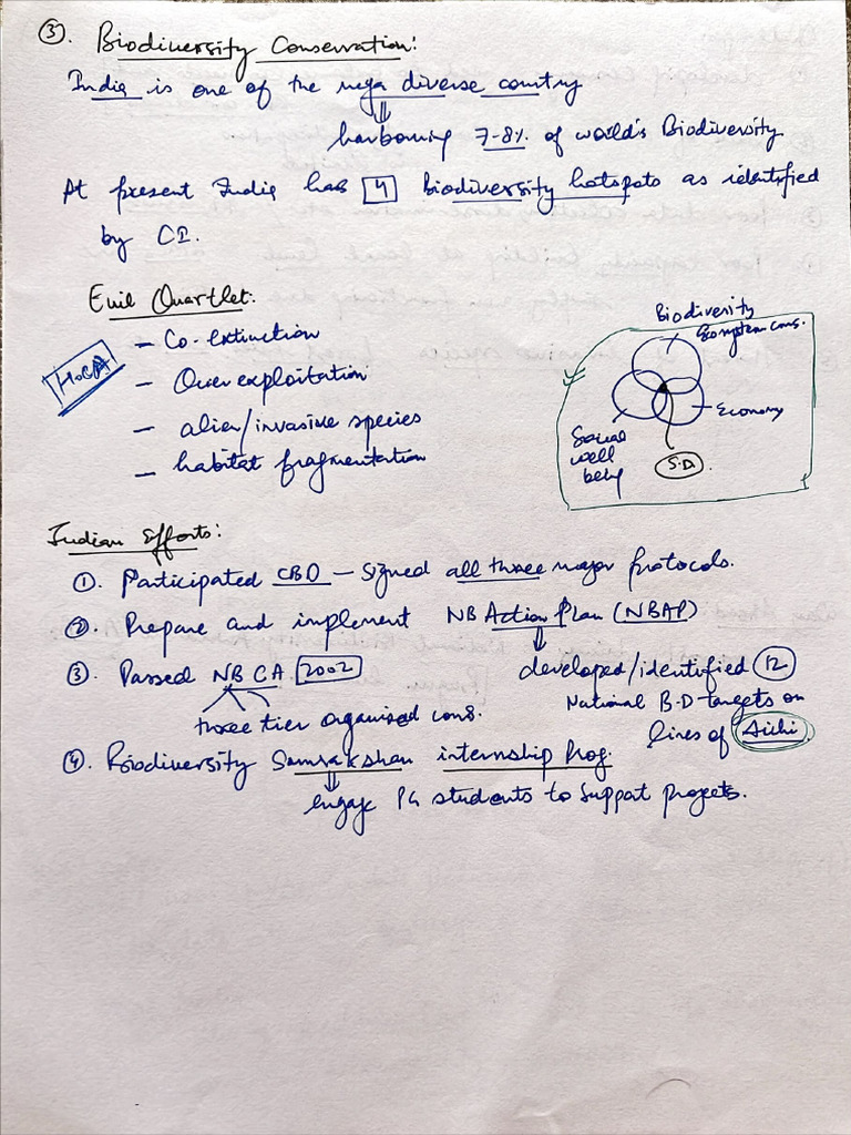 (Env) Biodiversity Conservation | PDF