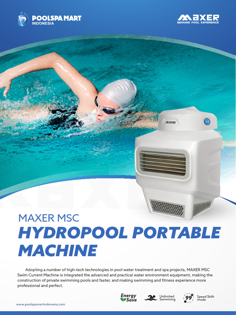 Maxer Portable Swim Jet Hydropool MSC - 240403 - 171308 | PDF ...