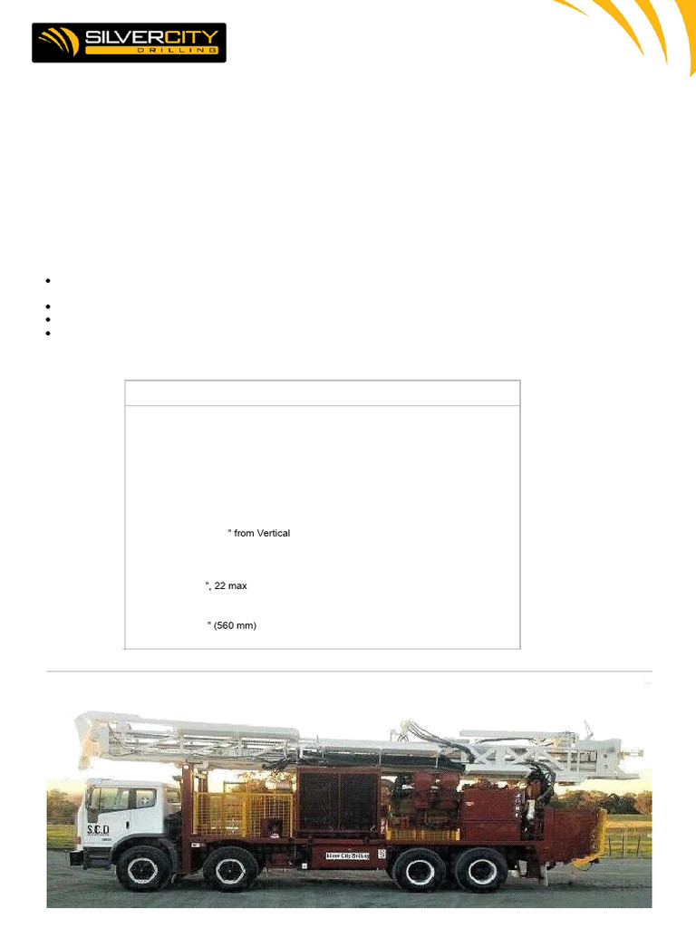 Schramm 685WS Heavy Duty Drill Rig | PDF