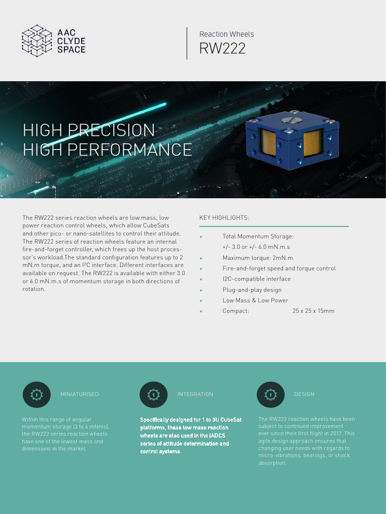satsearch_datasheet_pb0qbr_aac_clyde_rw22 | PDF | Torque | Electrical Engineering