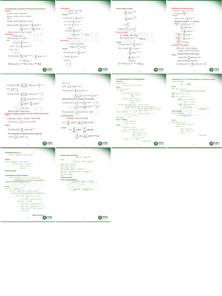 SS Unit- IV 2023[1] | PDF | Fourier Transform | Telecommunications Engineering