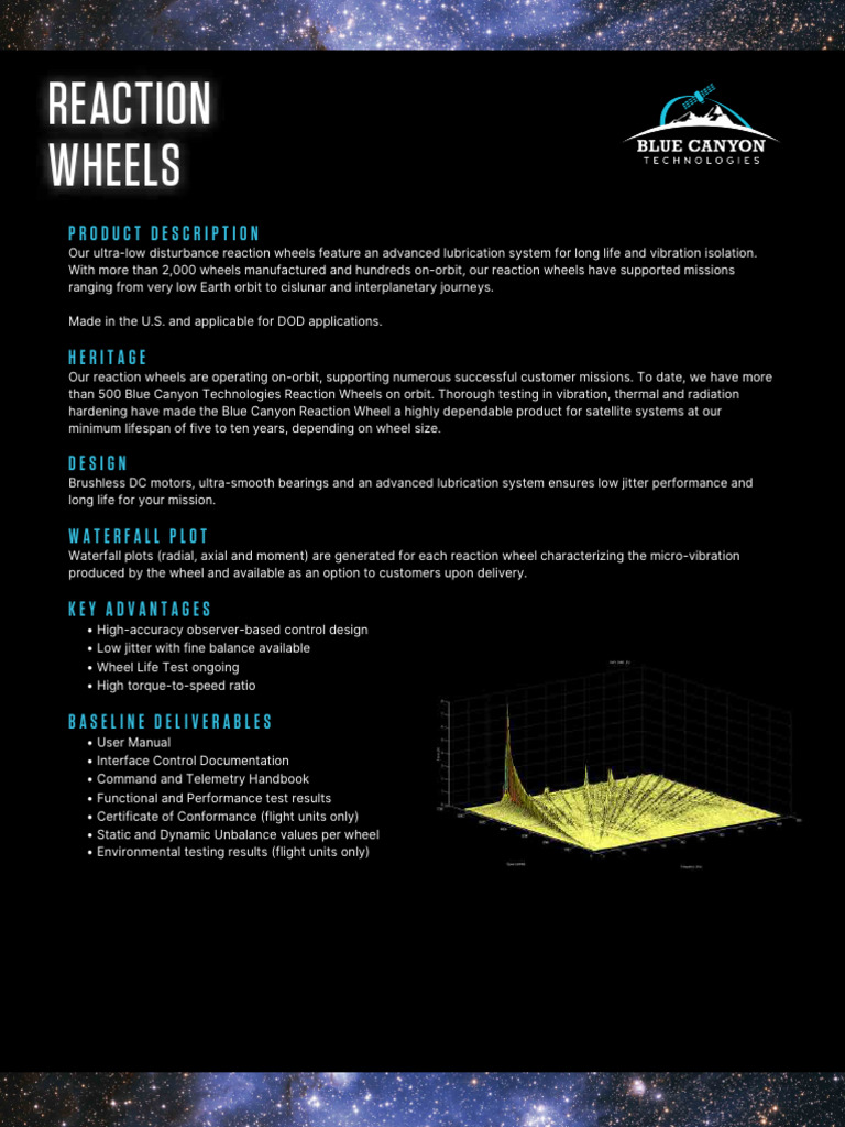 Reaction-Wheels-Small-Wheels-2024 | PDF | Spacecraft | Flight