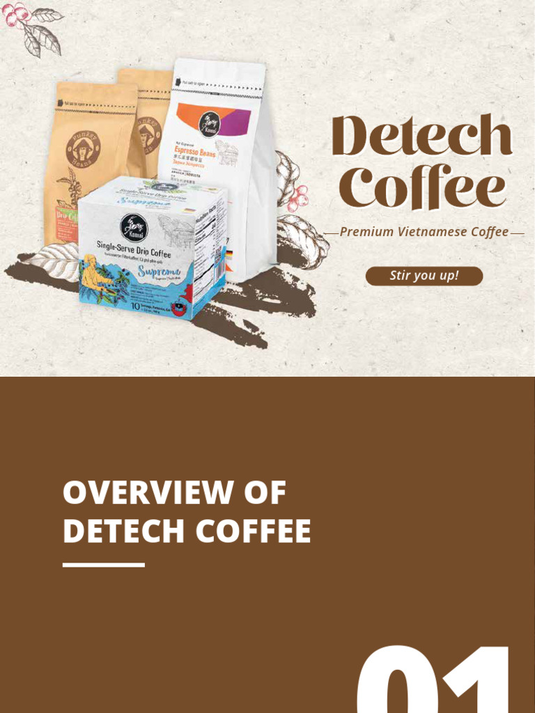 [Eng] Detech Coffee Brochure | PDF | Coffee | Vietnam