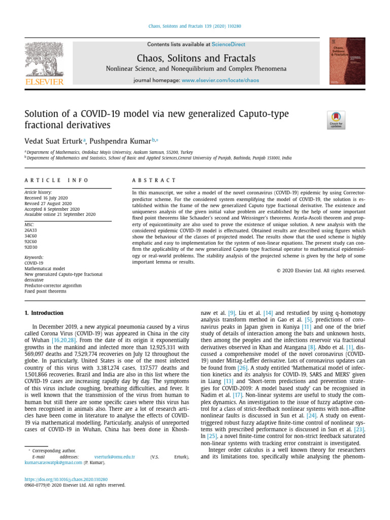 Cv19_DF1020 | PDF | Nonlinear System | Integral Equation