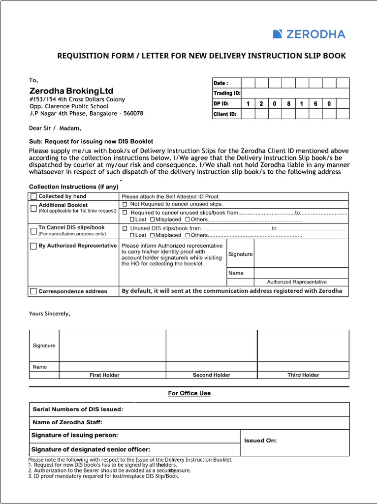 Dis Request Form | PDF